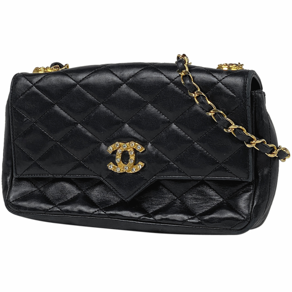 CHANEL | Bags | Chanel Coco Mark Chain Shoulder Bag Matelasse Push Lock ...